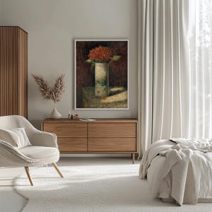 Vase of Flowers by Georges Seurat C.1879-81 | Pointillism Art Print ...