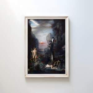 Hercules and the Lernaean Hydra by Gustave Moreau 1964 | Symbolism Art ...