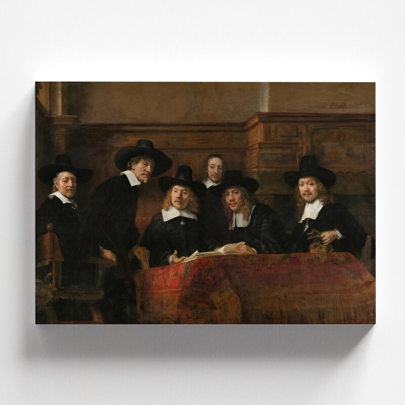 Rembrandt Black Art - Etsy