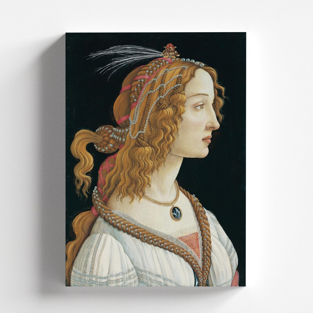 Idealized Portrait of a Lady (portrait of Simonetta Vespucci as Nymph ...