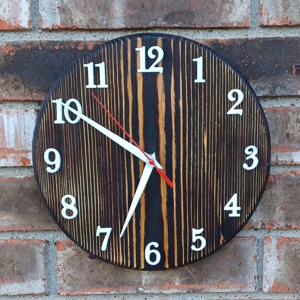 Reclaimed Wood Clock - Etsy