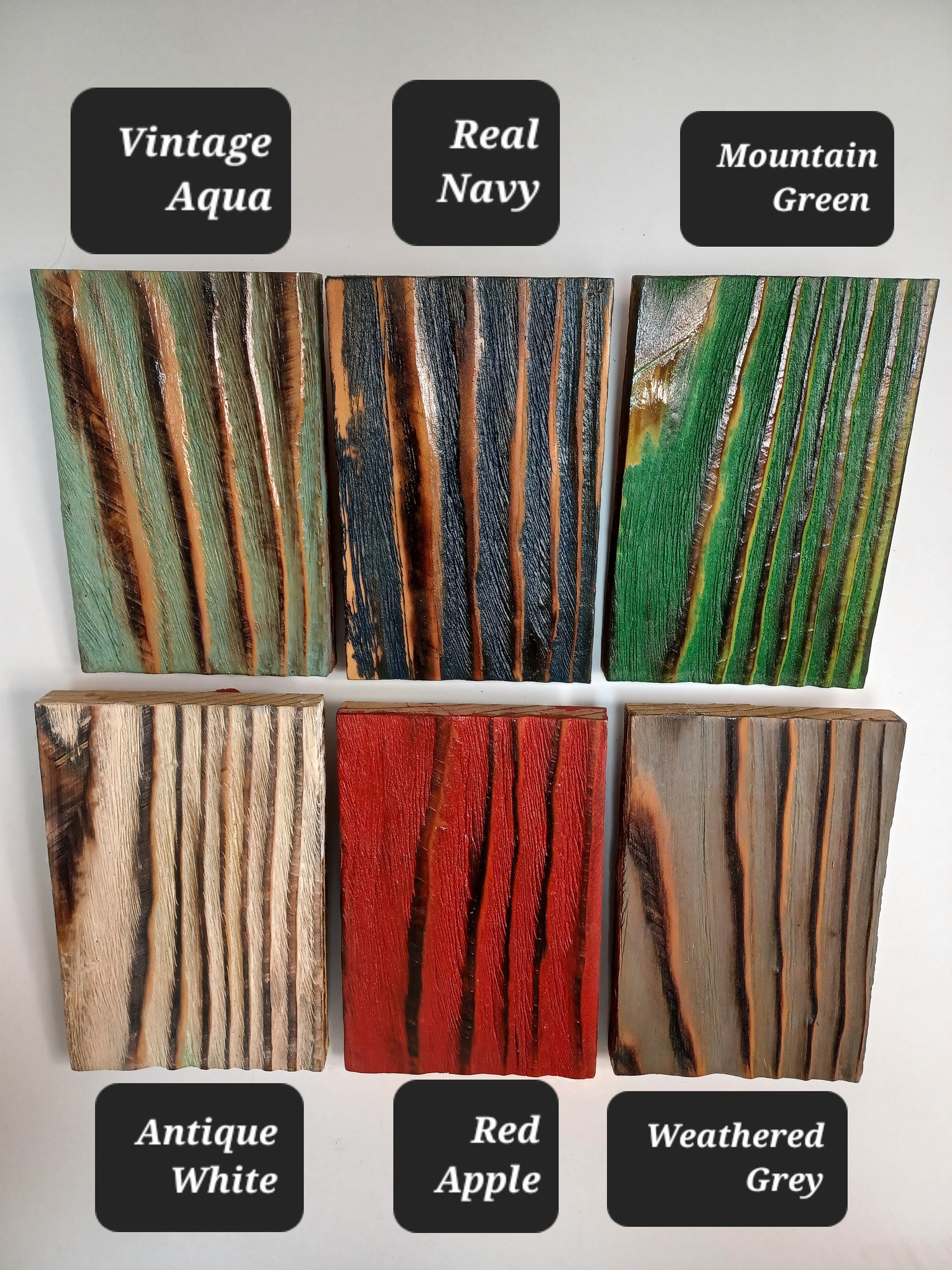 Rustic Weathered Burned Wood Wall Clock Barnwood Farmhouse 12x12 in ...