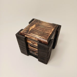 Wood Coasters Modern Wood Coasters Home Farmhouse Cabin Bar - Etsy