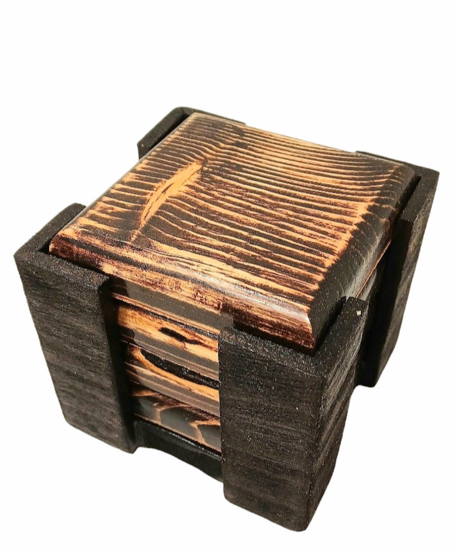 Wood Coasters Modern Wood Coasters Home Farmhouse Cabin Bar Unique ...