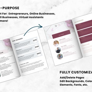 Client Proposal Packet Template, Portfolio Template, Project Management ...
