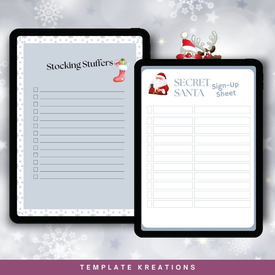 Christmas Planner Printable Snowman, Ultimate Christmas Planner ...