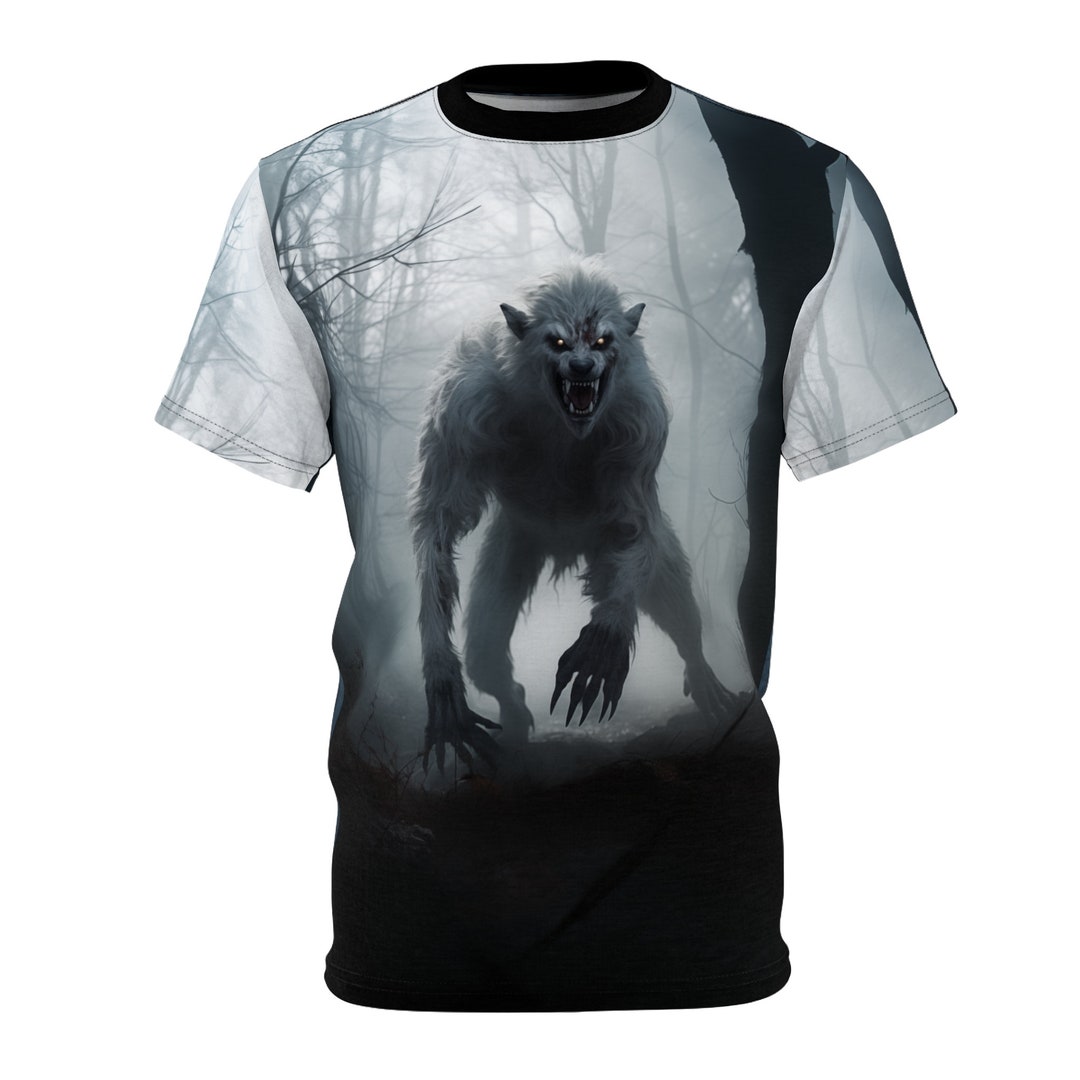 Skinwalker Urban Legend Ancient Native American Unisex Cut & Sew Tee Monster Supernatural Ghost ...