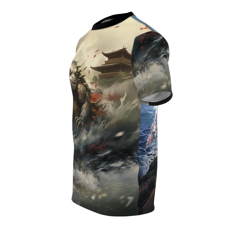 Kaiju Monster Urban Legend Kappa Horror Turtle Unisex Cut & Sew Tee ...