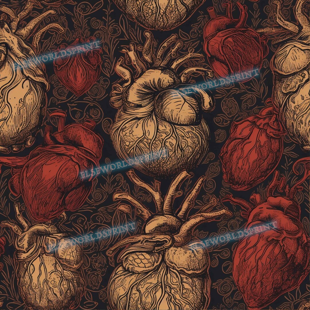 Corazón anatómicamente correcto Fondo de pantalla Papel digital ...