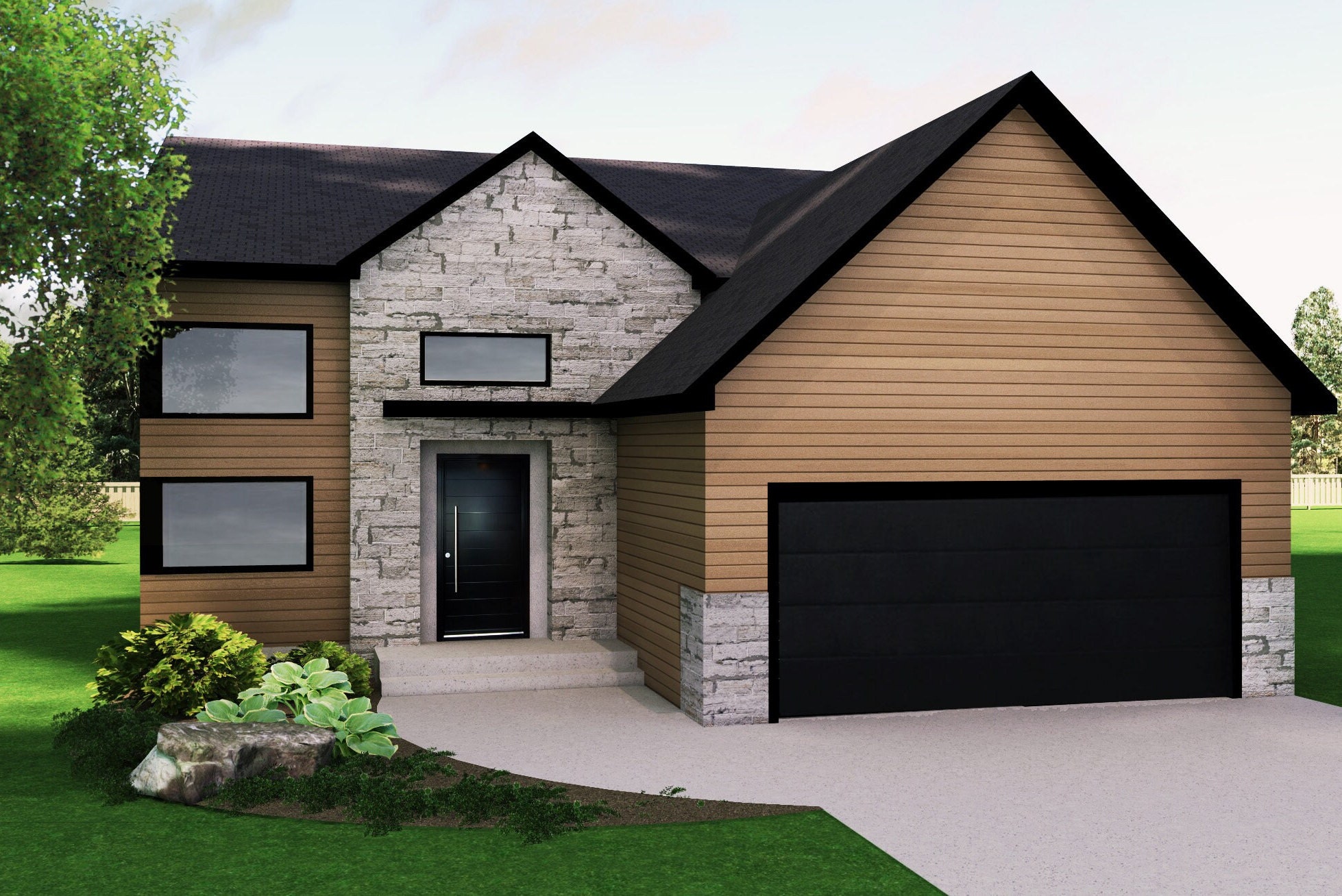 Cozy Spacious Single Storey Bungalow Architectural Plans - Custom 1568 ...