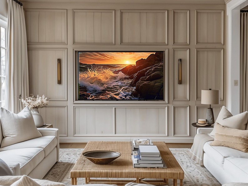 Ocean Art Frames for Frame TV | Digital Download for Samsung TV Decor ...