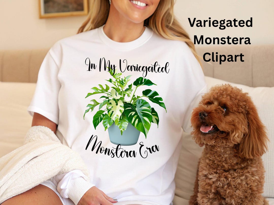 Monstera Leaf PNG Bundle: Rare Tropical Plant Clipart (commercial Use ...