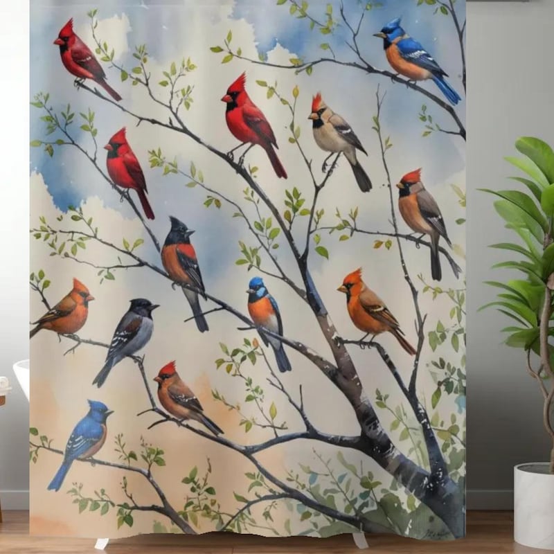 Tree Shower Curtain - Etsy