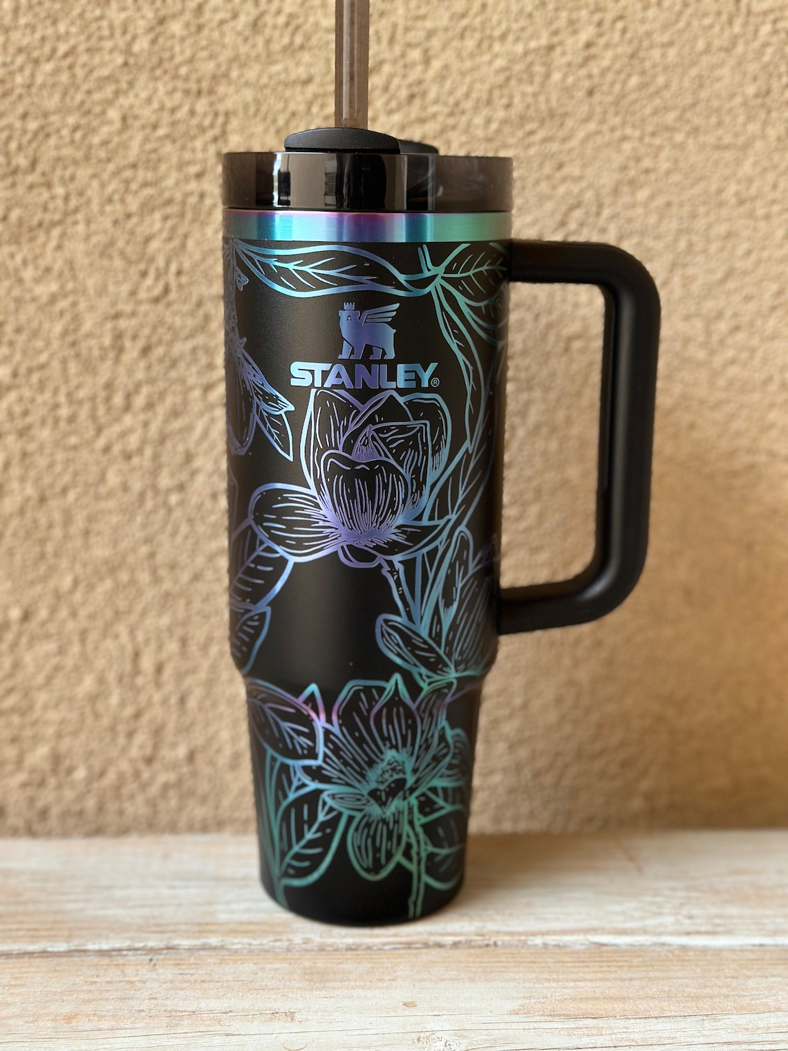 40 or 30 Oz Engraved Magnolia Stanley - Etsy