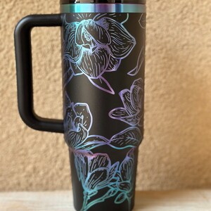 40 or 30 Oz Engraved Magnolia Stanley - Etsy