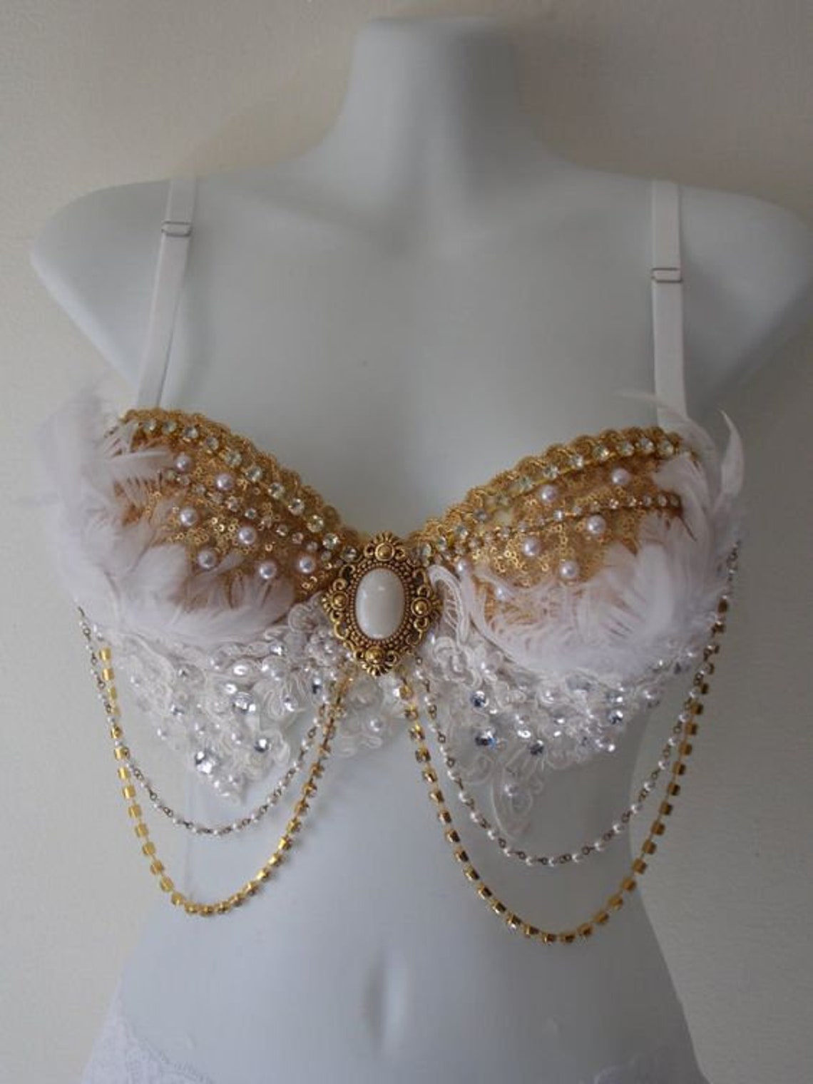 Devine Angel-themed Crystal Bra - Etsy