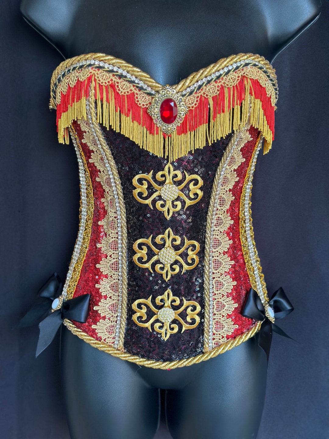 Regal Ring Leader Corset Costume Adult Women |circus Costume | Ring ...