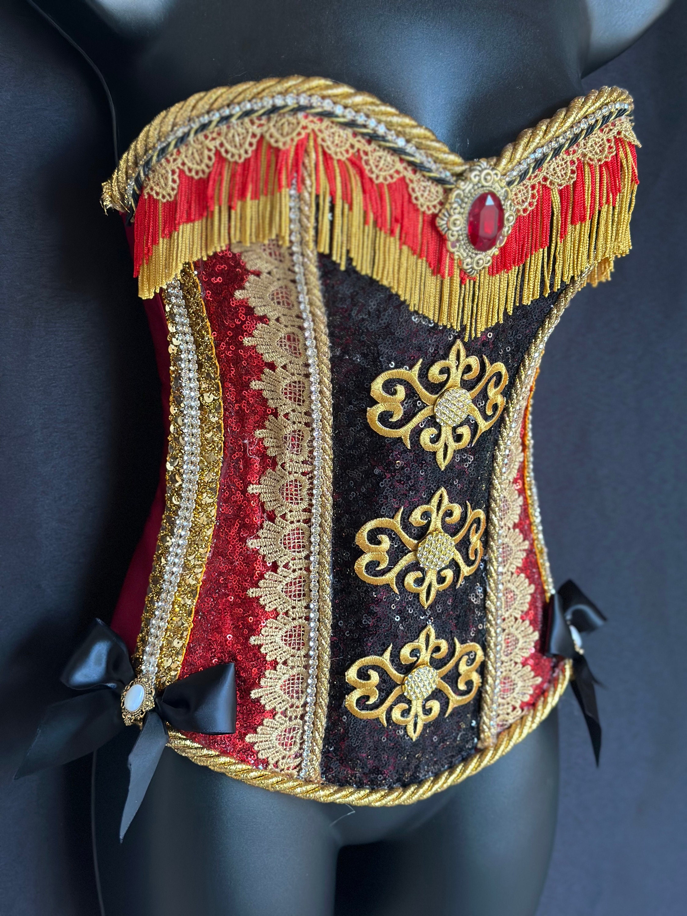 Regal Ring Leader Corset Costume Adult Women circus Costume Ring Leader ...