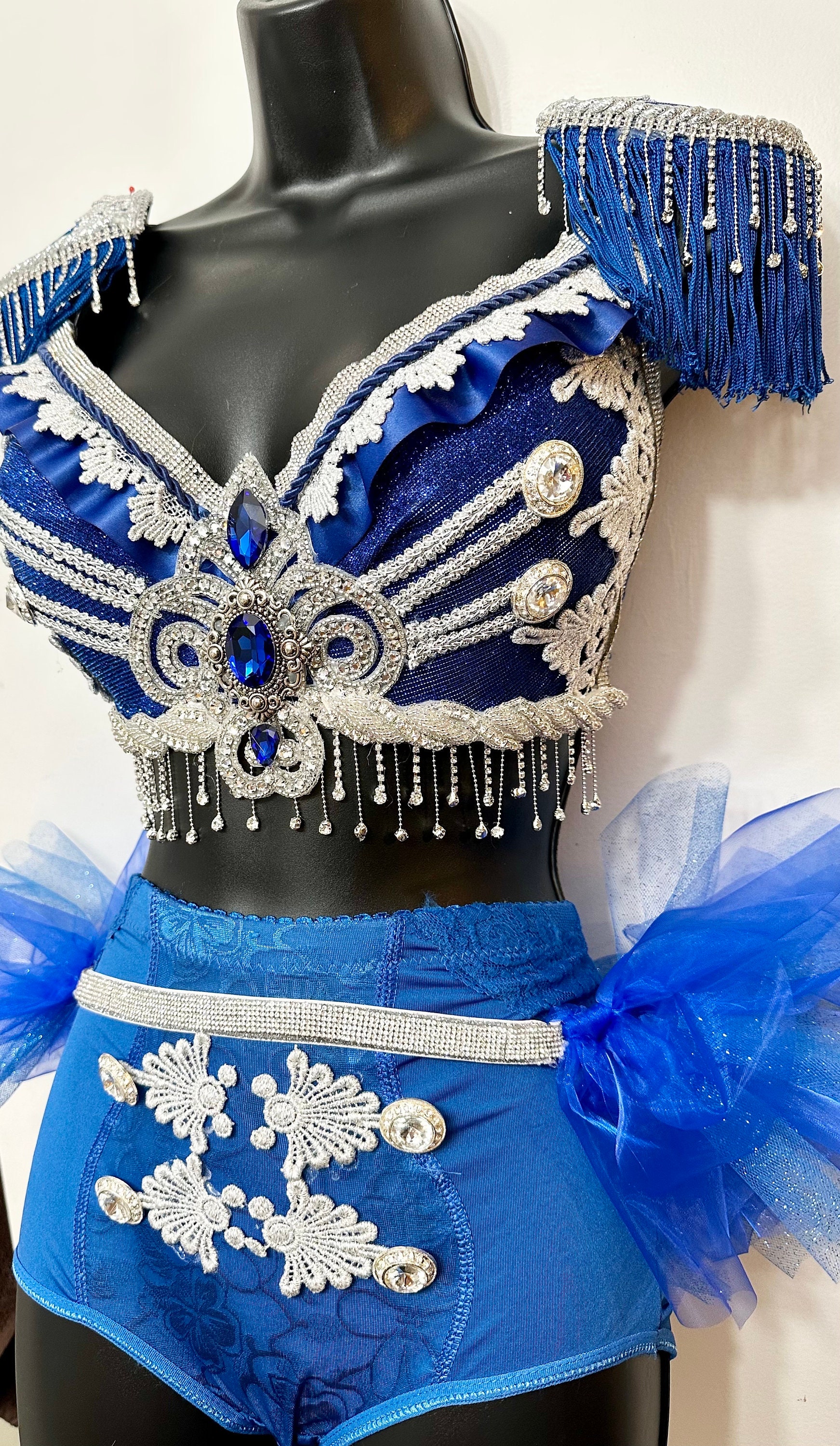 Regal Royal Blue Ring Leader Ensamble 36DD/XL Ready to Ship - Etsy