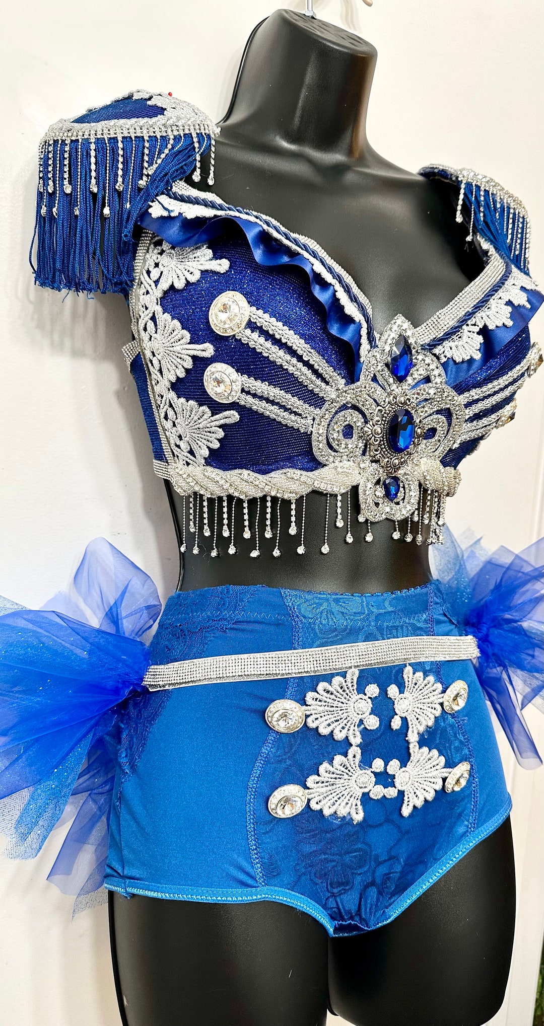 Regal Royal Blue Ring Leader Ensamble -36DD/XL Ready to Ship - Blue ...