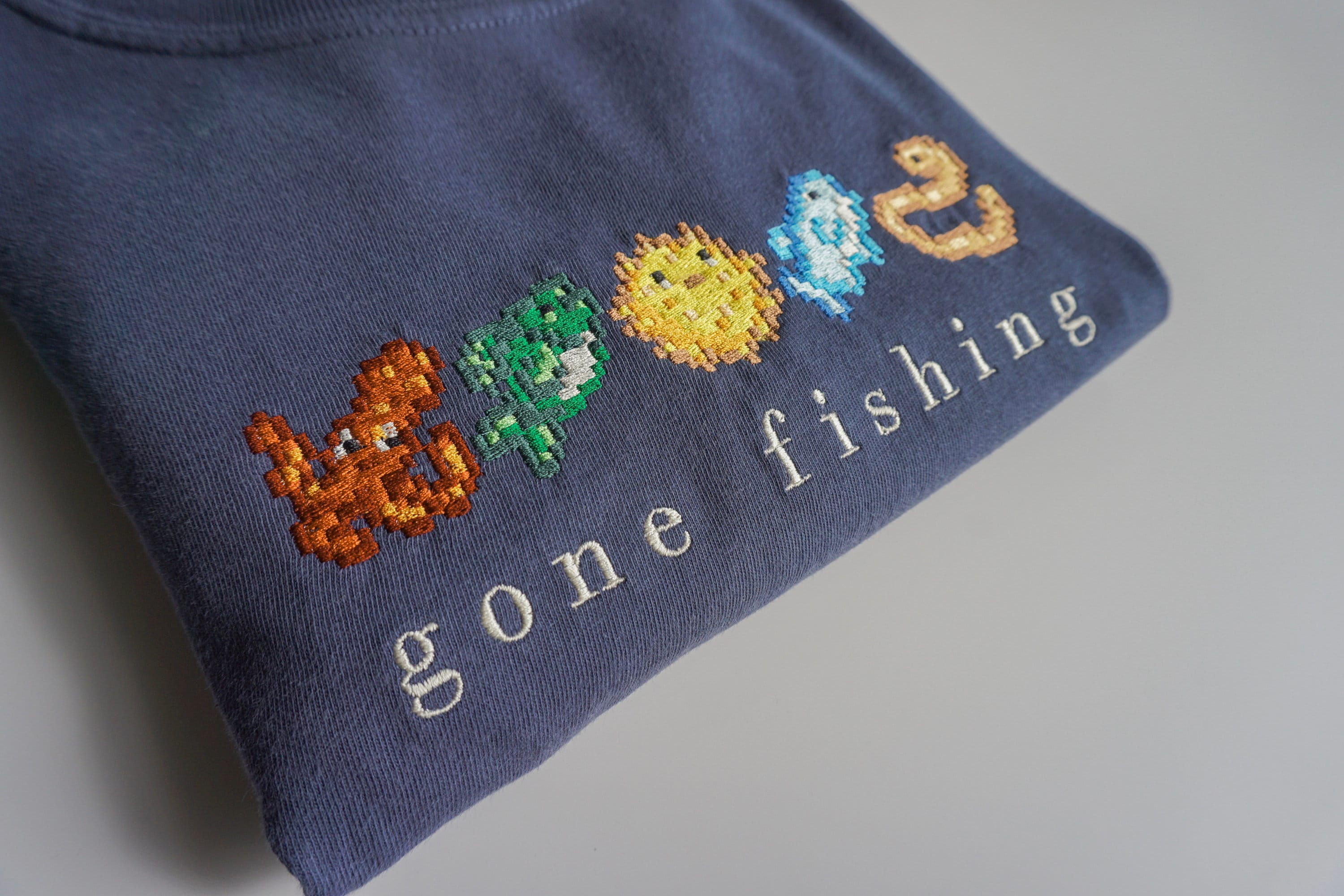 Gone Fishing Stardew Valley Fishing Embroidered Shirt - Etsy Canada