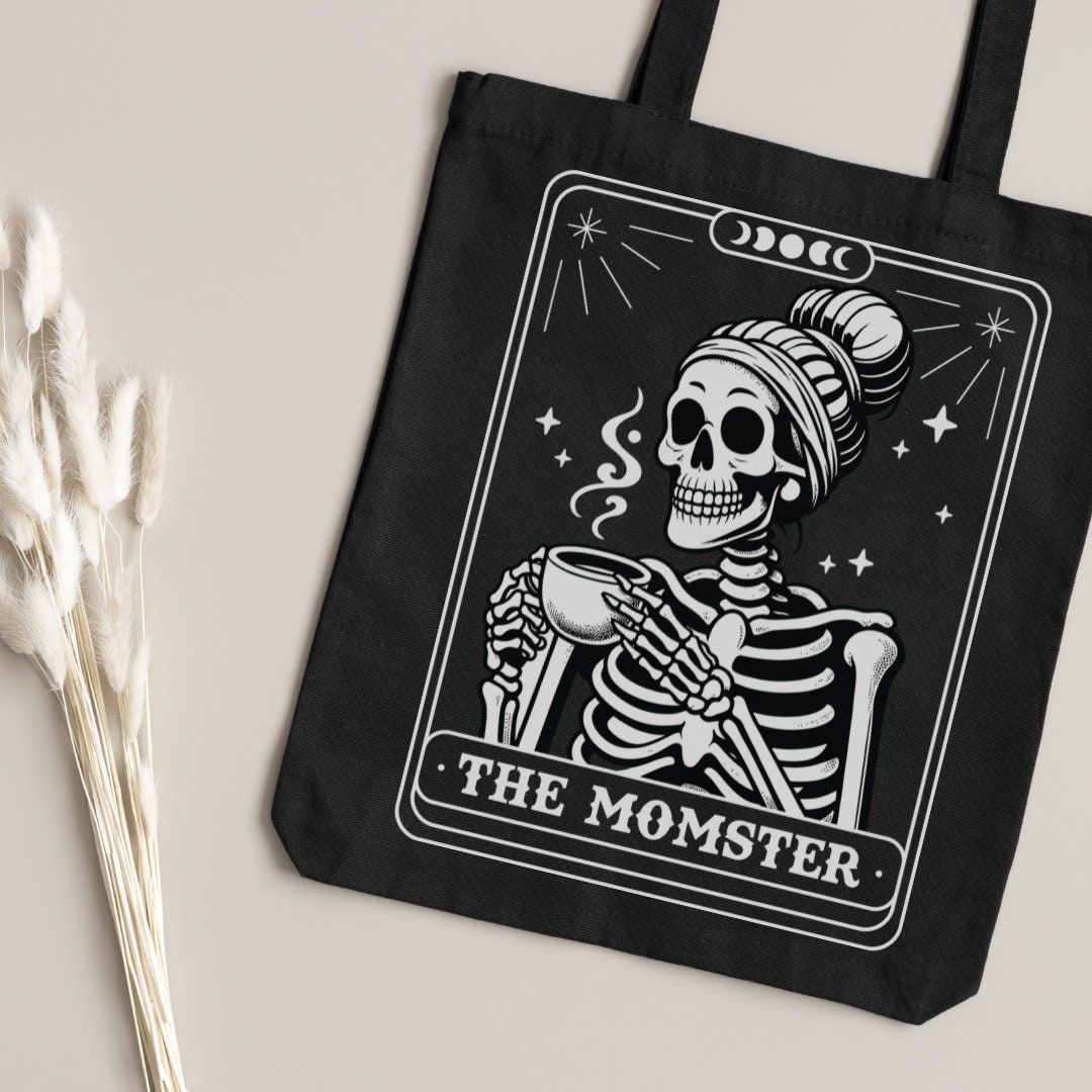 The Momster Tarot Card Skeleton Mama SVG, Mom Tarot Card SVG, Mom Tarot ...