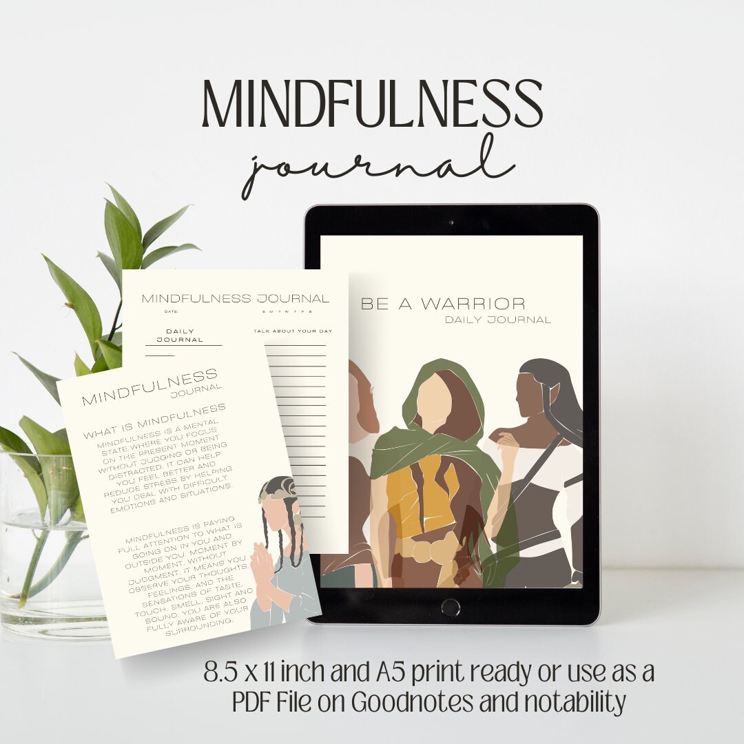 Mindfulness Journal, Digital Gratitude Journal, Self-care Planner ...
