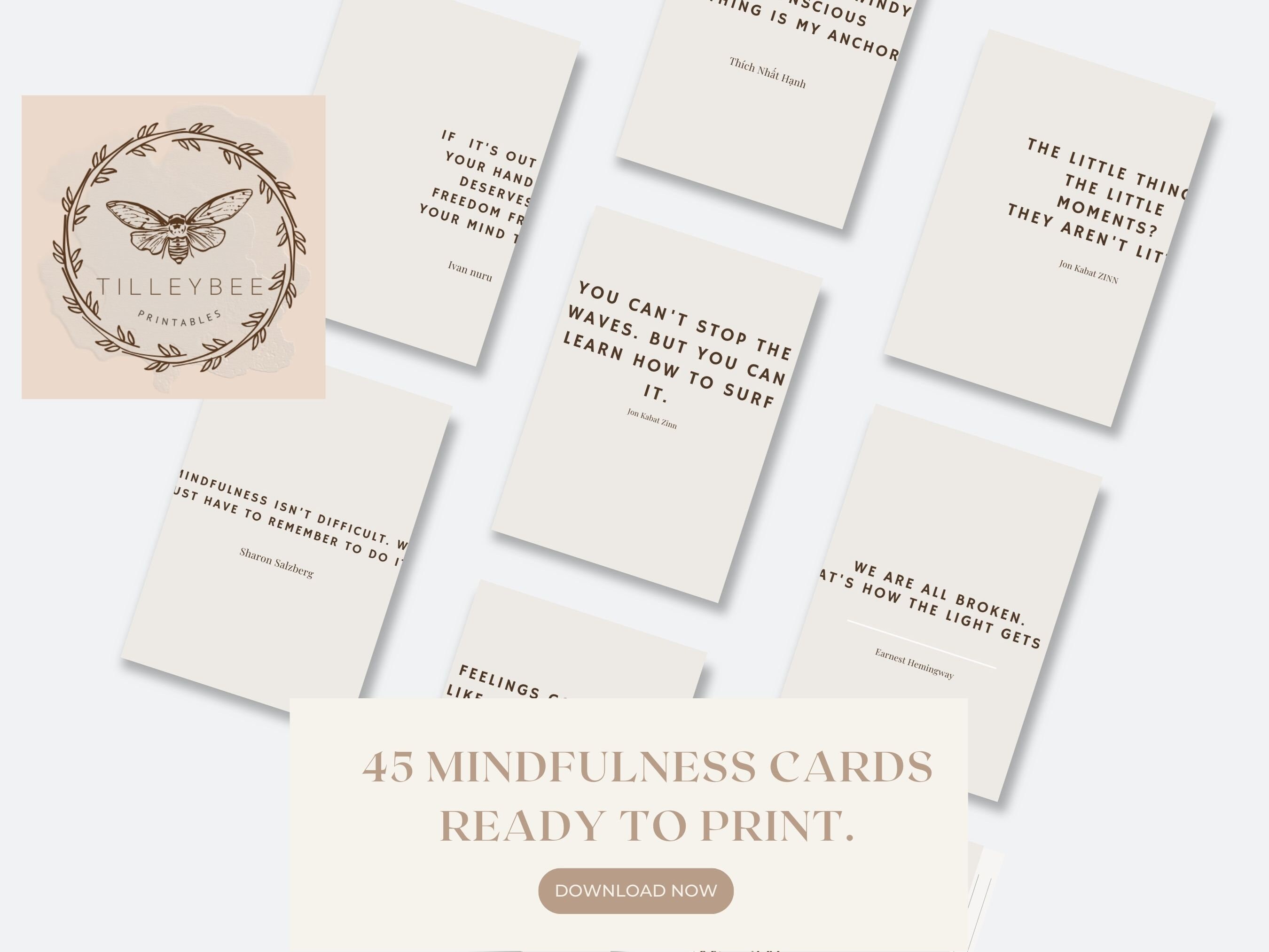 45 Positive Affirmation Cards, Printable Positive Affirmation Cards ...