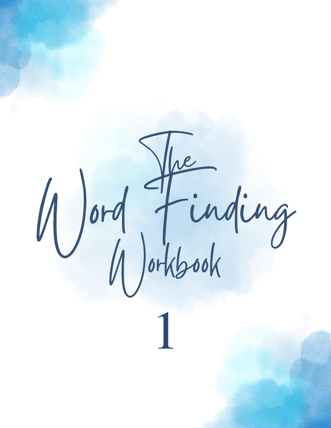 Word Finding Workbook 1 for Aphasia & Cognitive-linguistic Therapy - Etsy