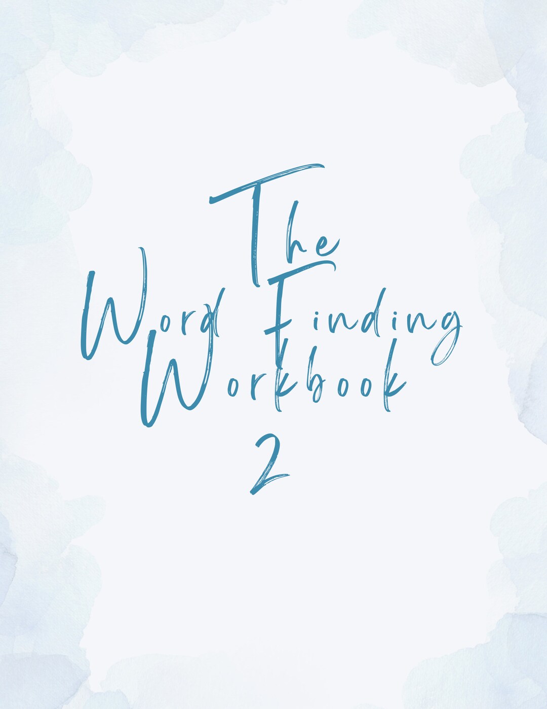 The Word Finding Workbook 2 - Etsy