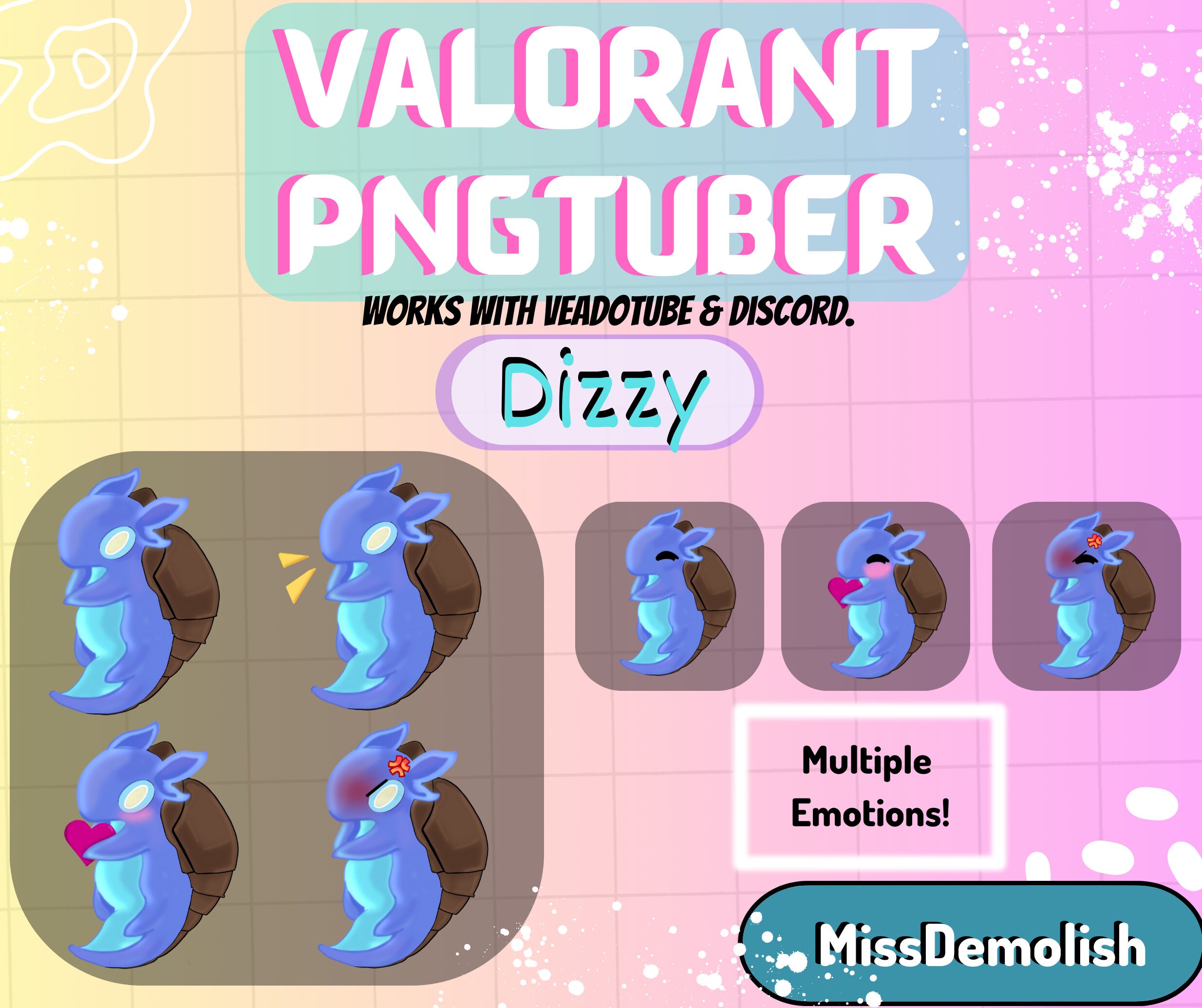 VALORANT Dizzy Pngtuber - Etsy