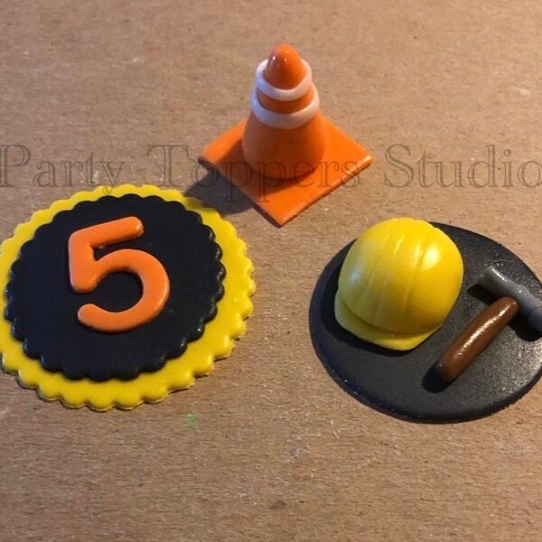 Construction Cake Topper - Etsy
