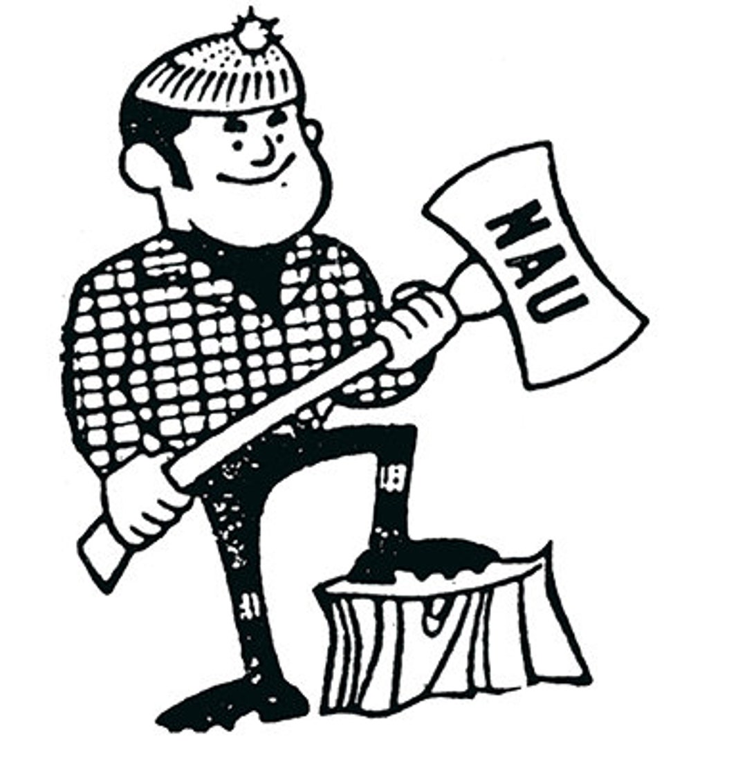 Vintage 1960's Style NAU Louie Lumberjack Mascot Retro - Etsy