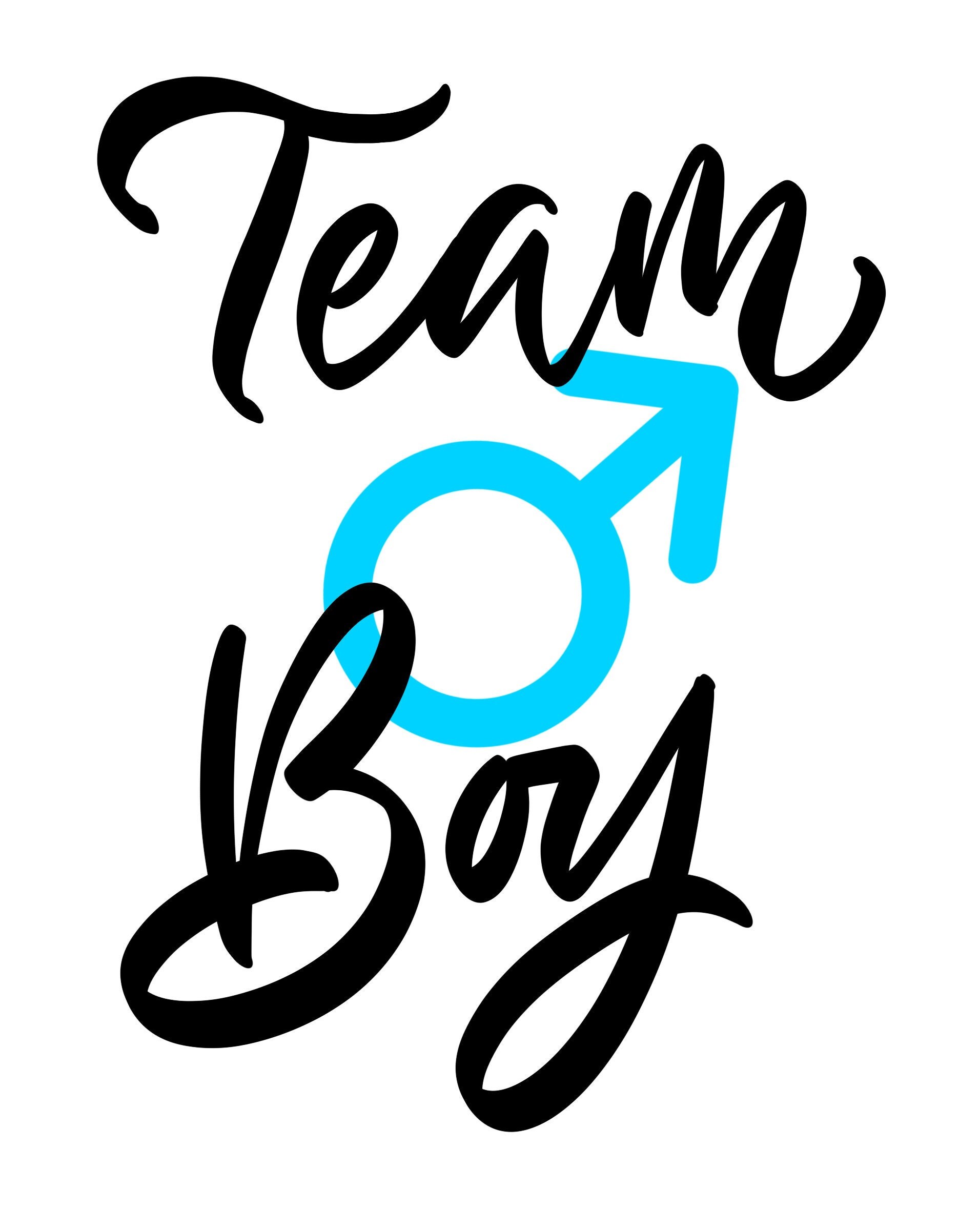 Team Boy SVG File - Etsy