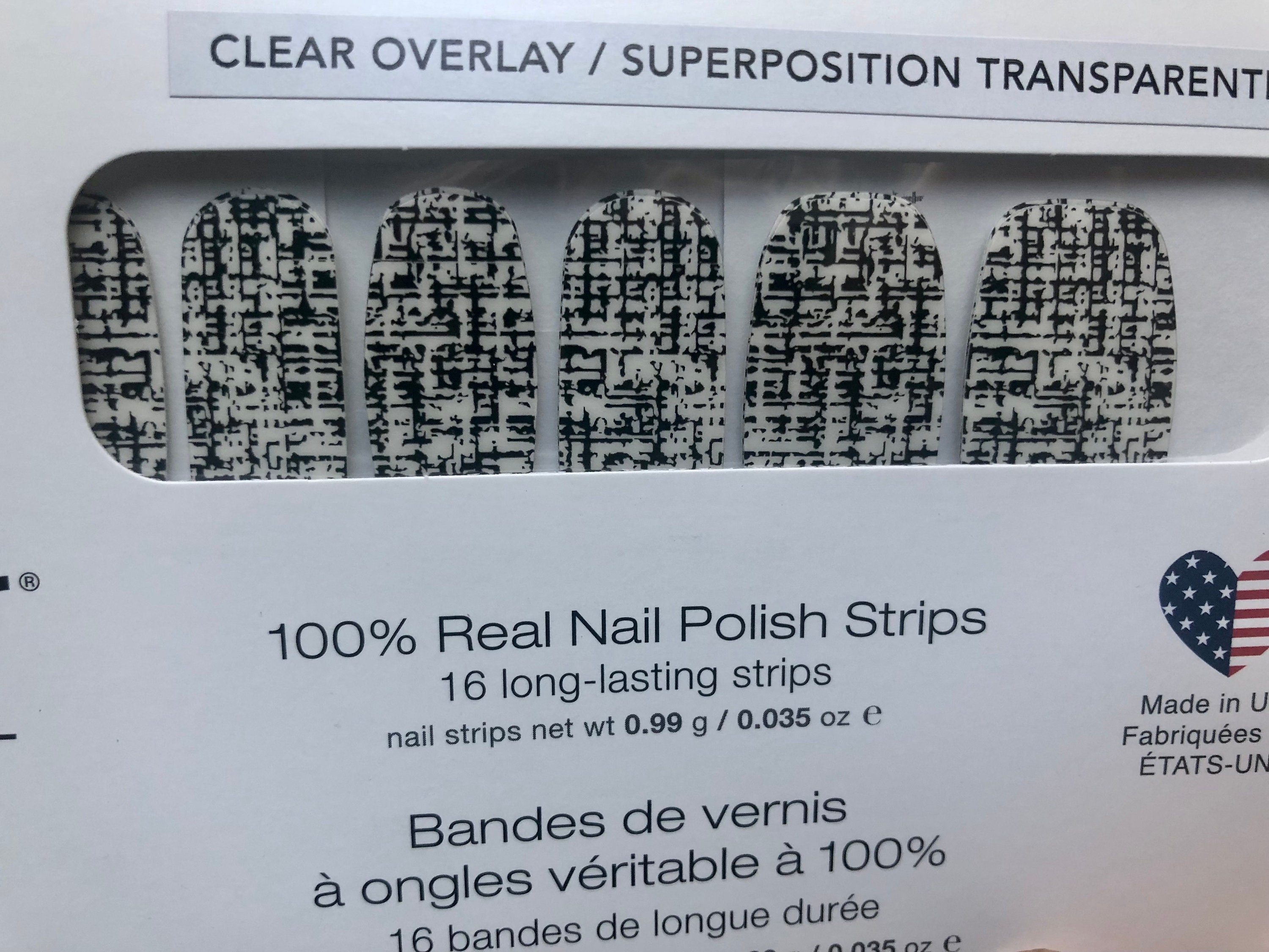 Bouclé Jacket (clear Overlay) - Color Street - Real Nail Polish - Etsy