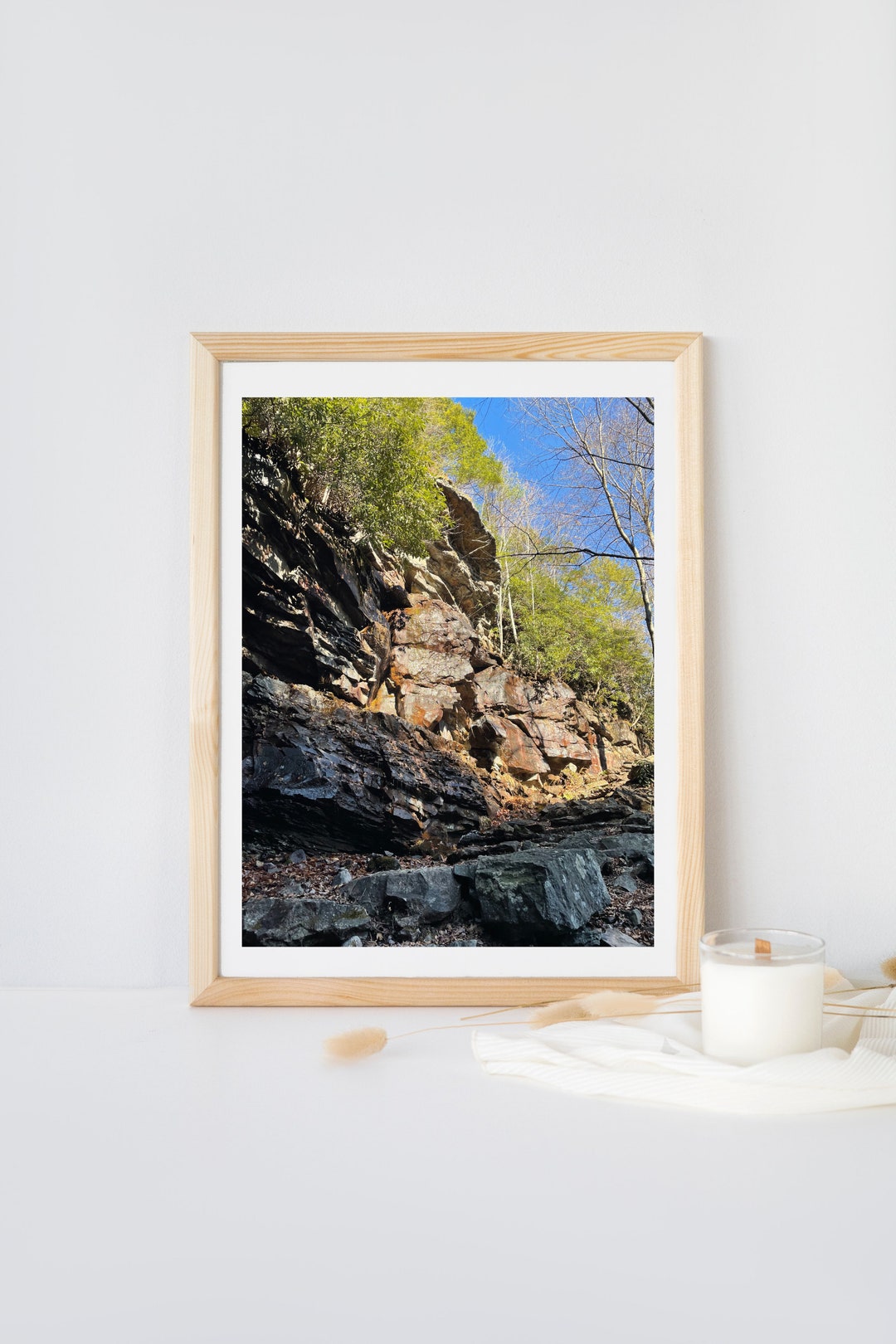 Rock Wall Print - Etsy