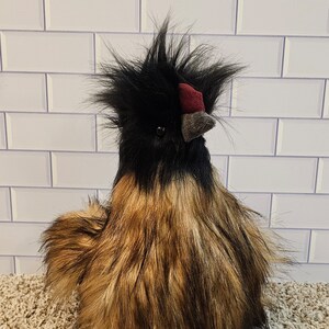 15 Tall Plush Partridge Silkie Rooster Chicken Handmade by Me Any ...