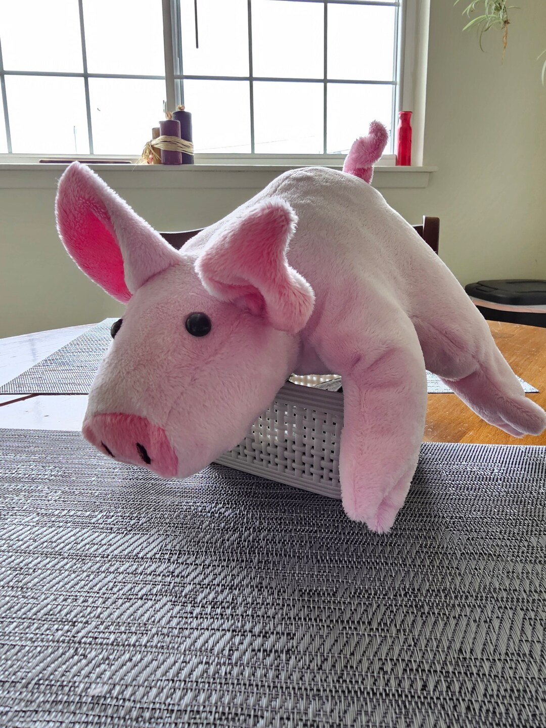 10" Long Plush Pig Handmade by Me - Any Colors - Etsy