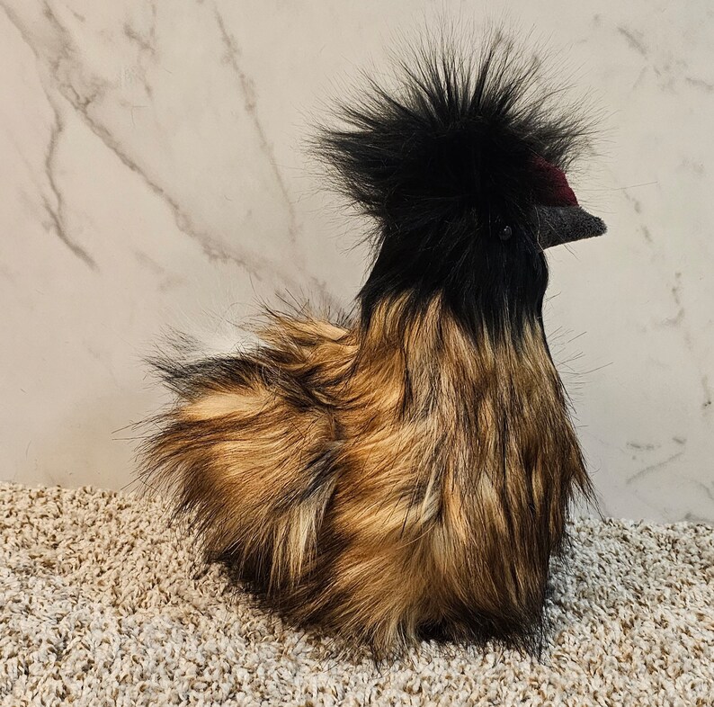 15 Tall Plush Partridge Silkie Rooster Chicken Handmade by Me Any ...