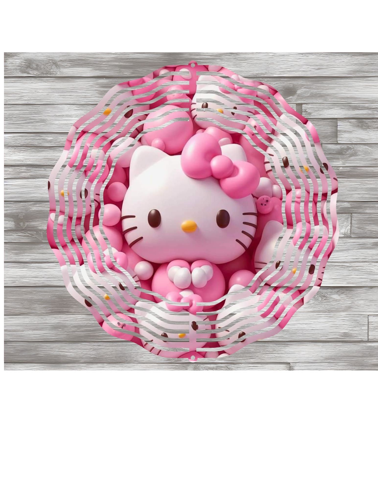 Hello Kitty Wind Spinner: Outdoor Patio Decor - Kids & Anime Fans - Etsy