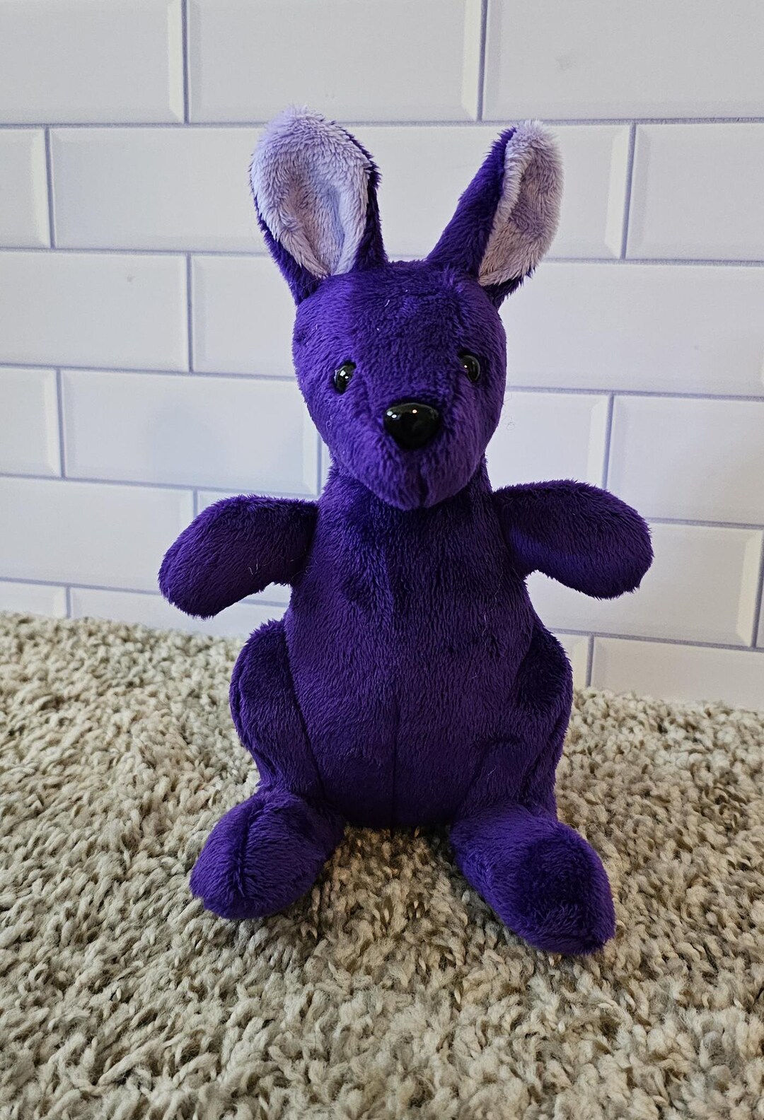 Adorable 8" Pocket-sized Plush Purple Baby Kangaroo - Etsy