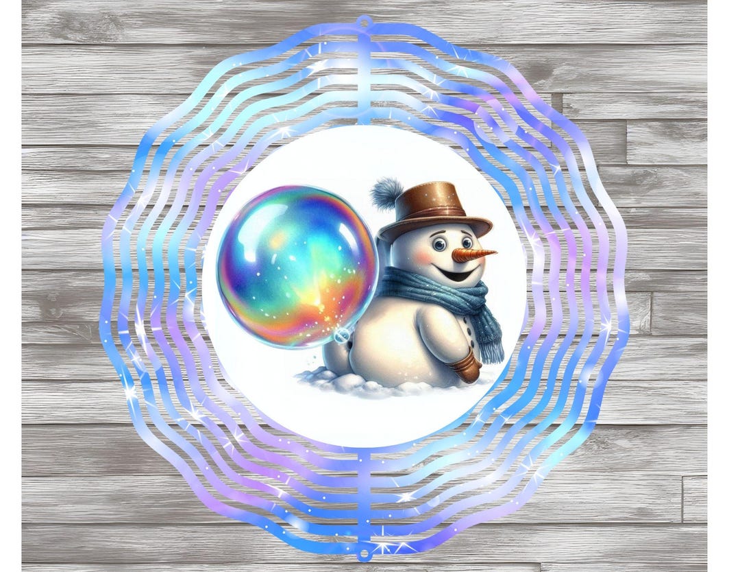Raunchy Snowman Windspinner: Farting Frosty With Colorful Bubble - Etsy