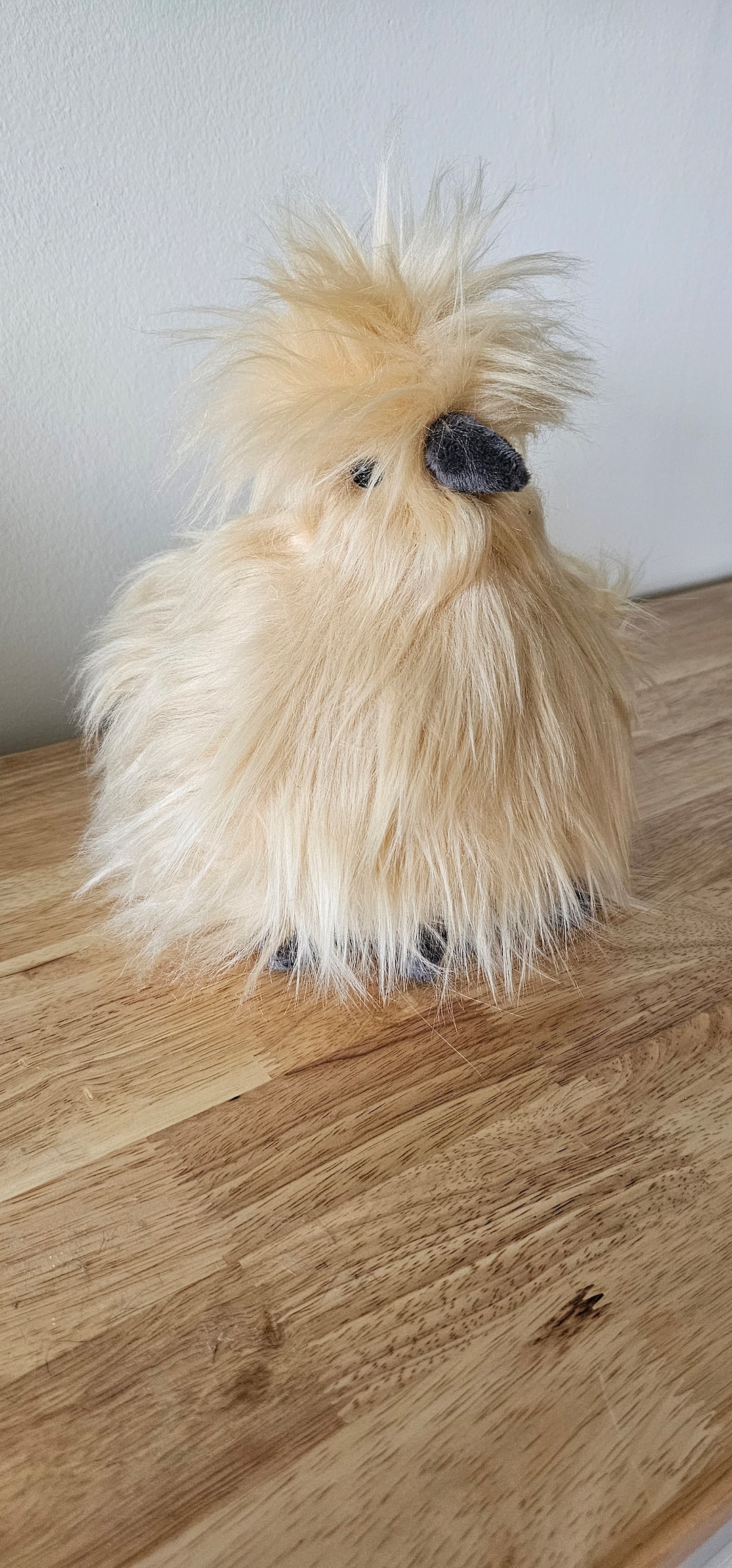 12" Tall Plush Silkie Chicken Handmade by Me - Any Colors - Etsy
