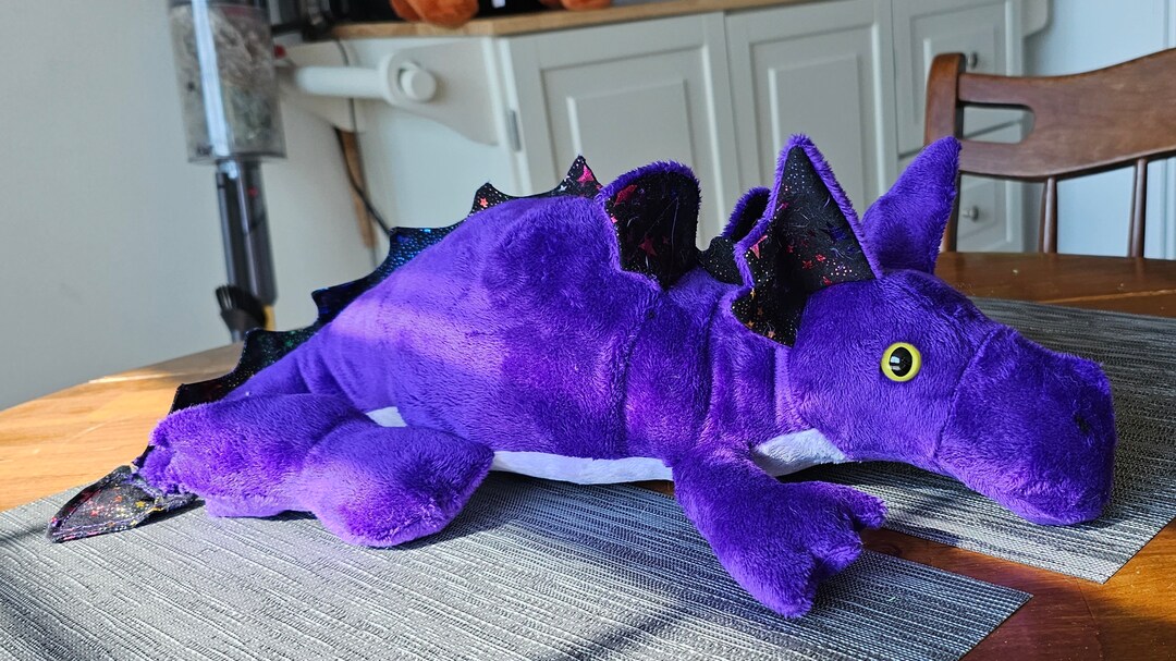 Custom Plush Dragon Toy: Soft, Handmade, Personalized Colors - Etsy