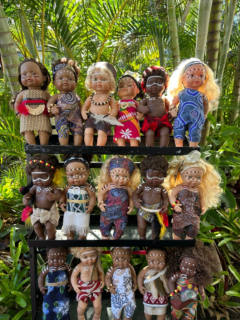 Aboriginal and Islander Dolls Black - Etsy Australia