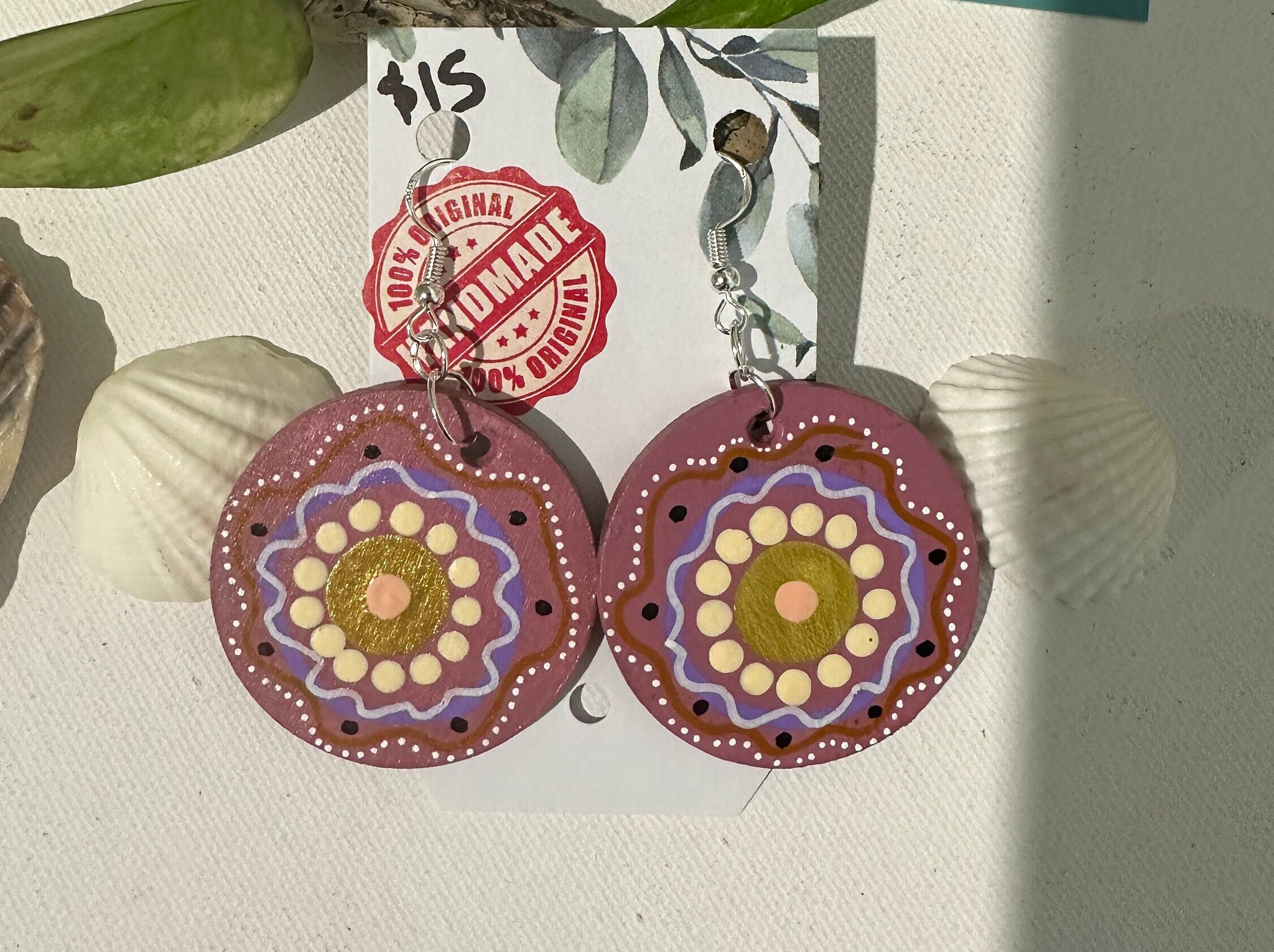 Aboriginal Art Earrings - Etsy Australia