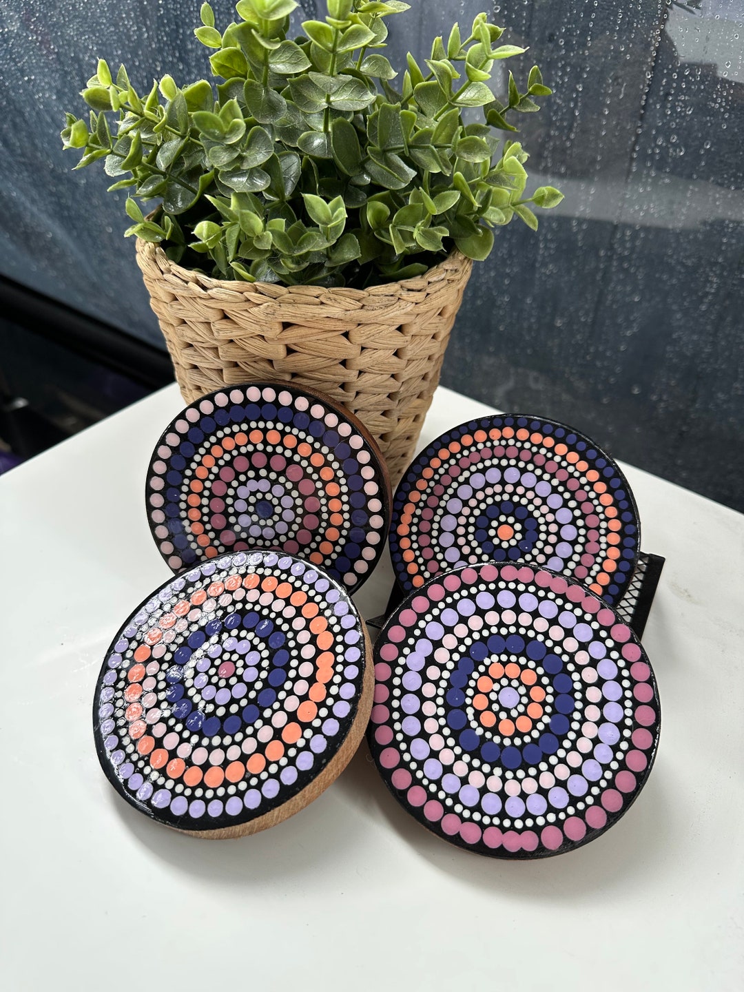 Aboriginal Art Coasters - Etsy