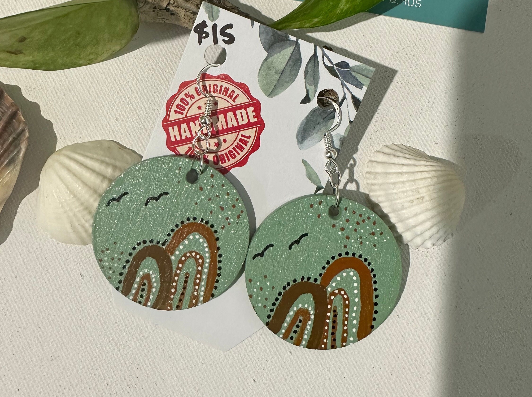 Aboriginal Art Earrings - Etsy Australia