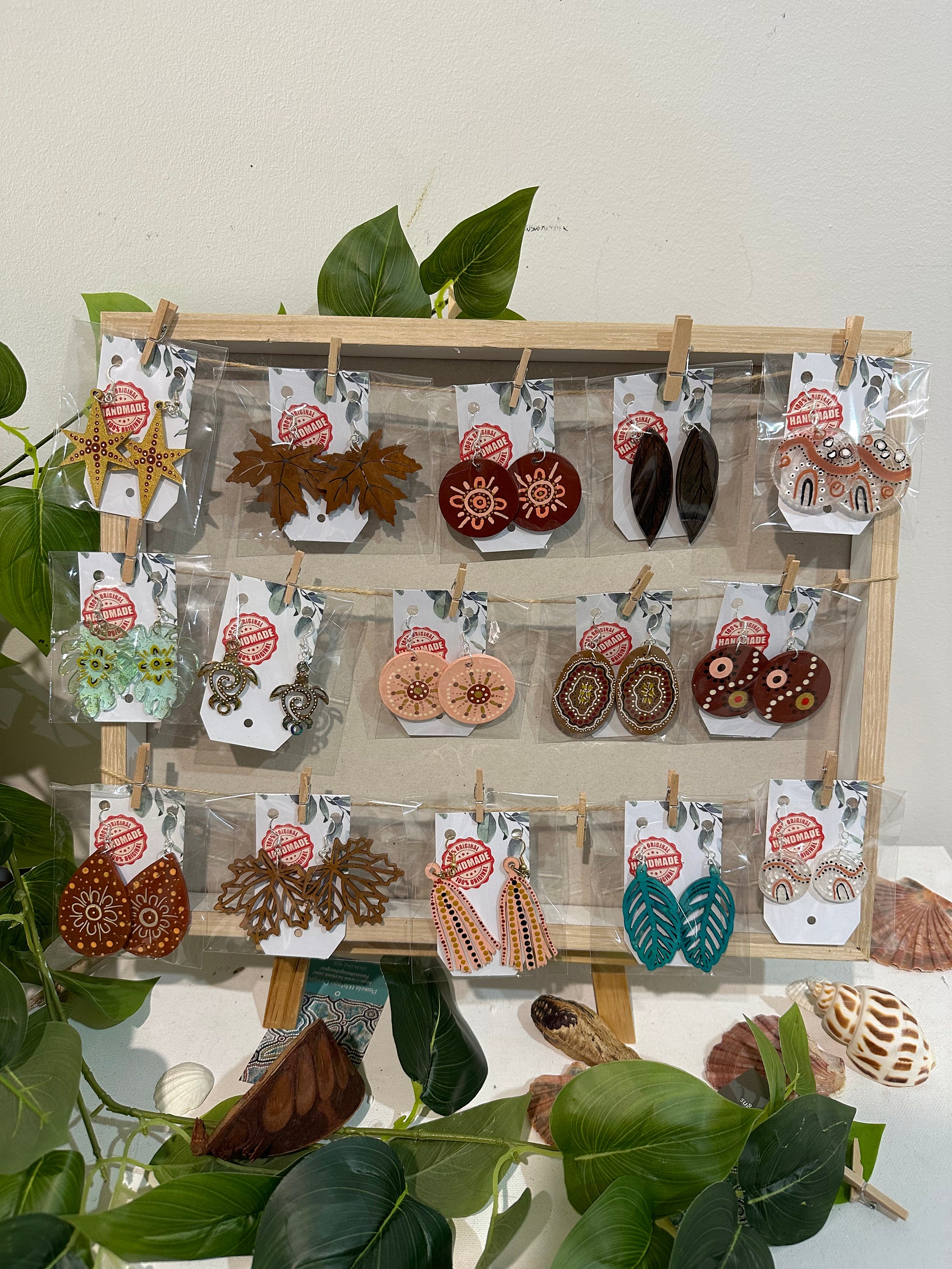 Aboriginal Art Earrings - Etsy Australia