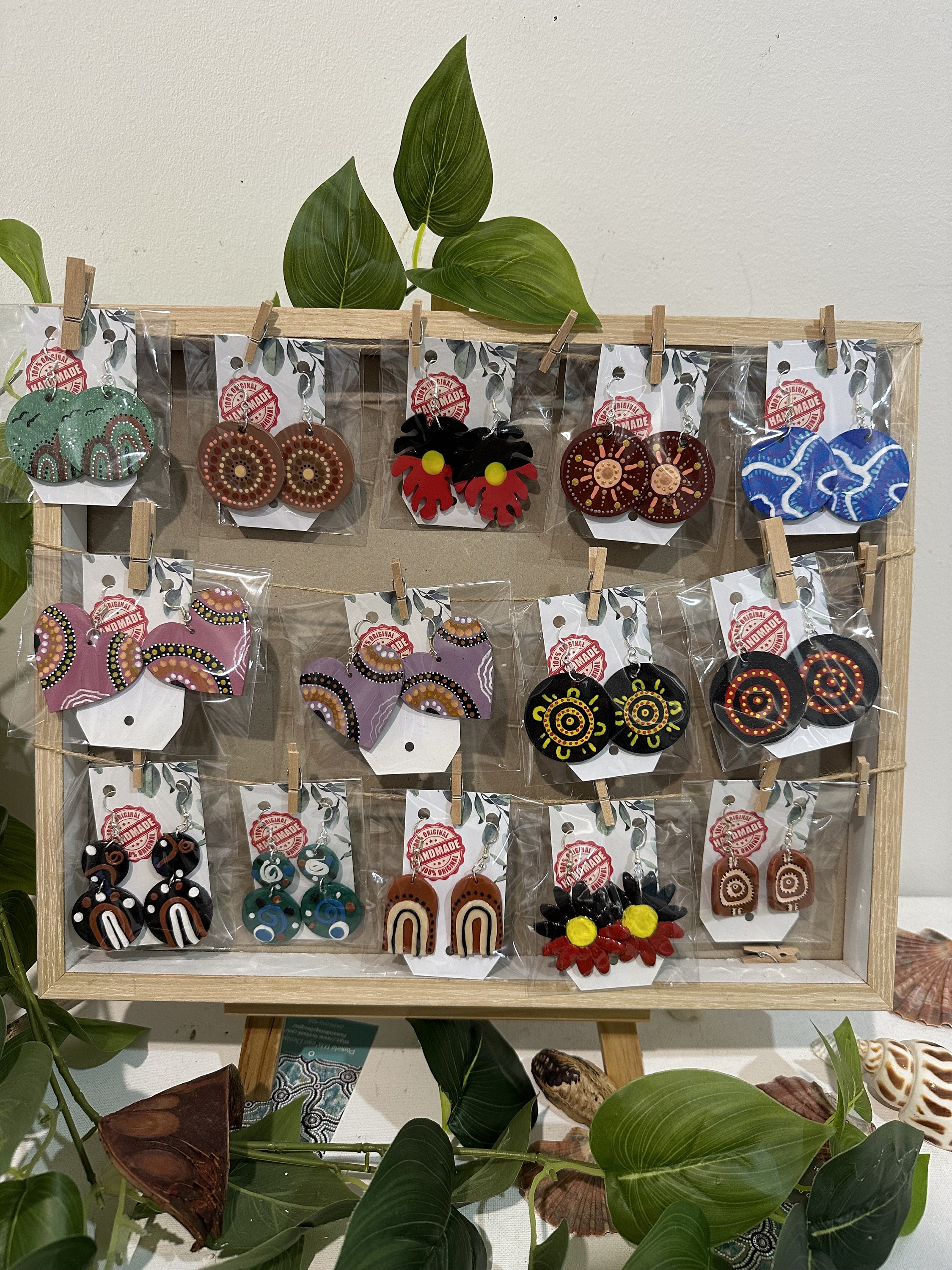 Aboriginal Art Earrings - Etsy Australia